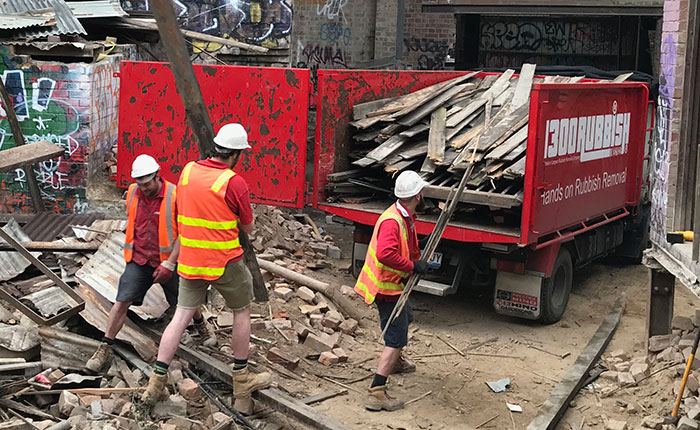 Builders Waste Removal | 1300 Rubbish Professional Cleanups